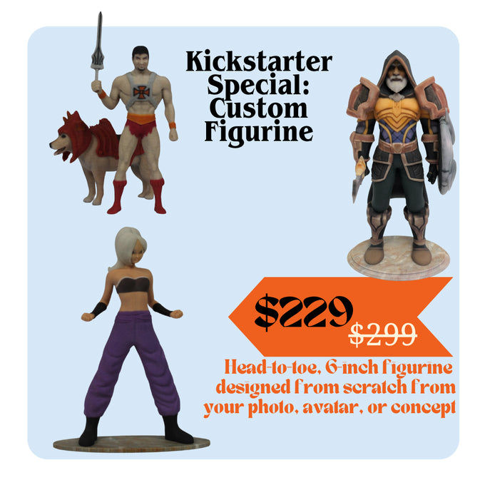 PHYGITAL: Custom Avatars + Matching 3D Printed Figurine – My3dSelfie