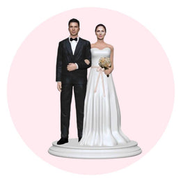 Custom Wedding Cake Topper Figurines | Cake Topper Figurines – My3dSelfie