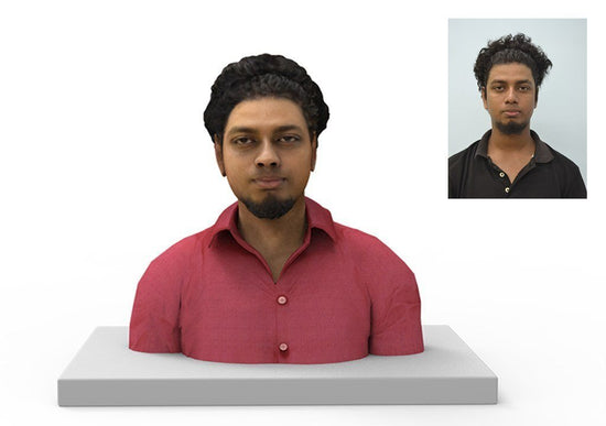 3D Printed Bust statue | Custom Head Busts & Statue | My3dSelfie